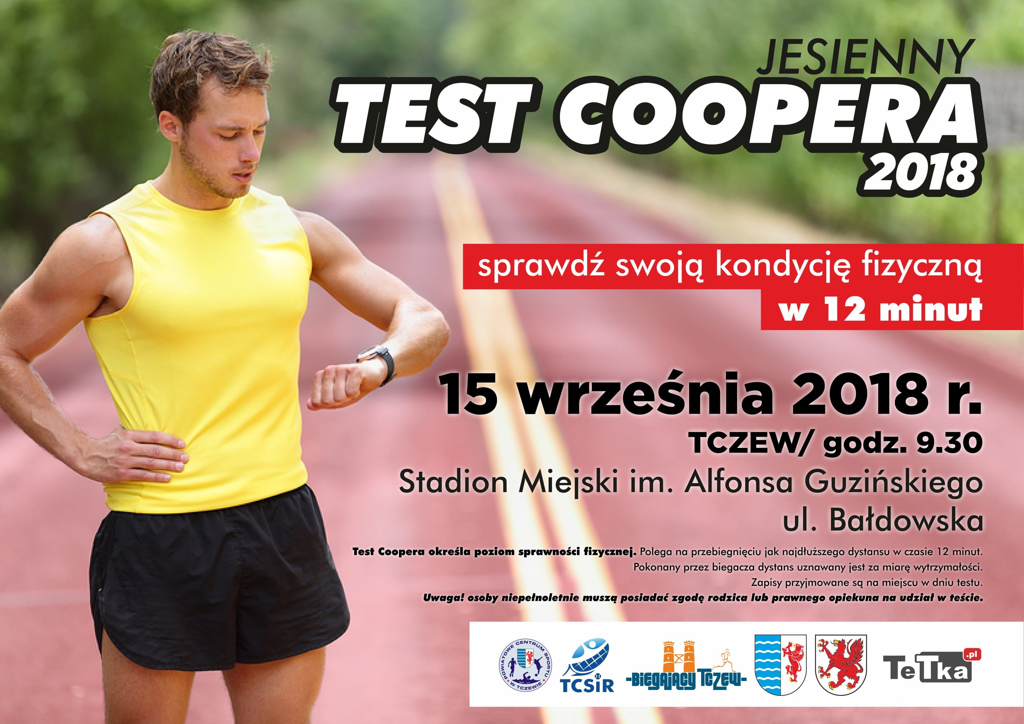 Tczew - Test Coopera - zapisz się już dziś! - Wiadomości - Sport